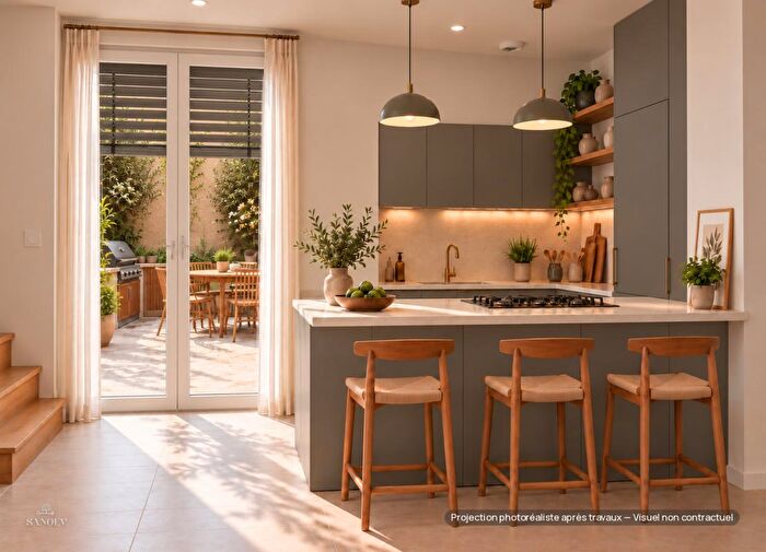 Lyon 3ème, Sans Souci, Dauphiné : Maison 3 pièces à vendre