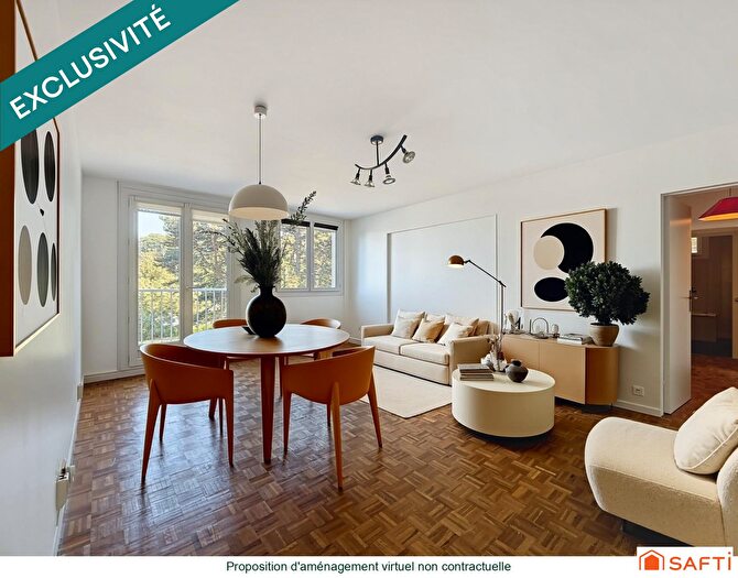 Appartement à vendre - Lyon e , Champvert, Point du Jour, Jeunet - 3 pièces - 2 chambres