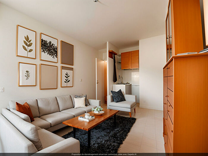 Appartement à vendre - Nantes, Eraudière, La Marrière, Rond-point de Paris - 1 pièce