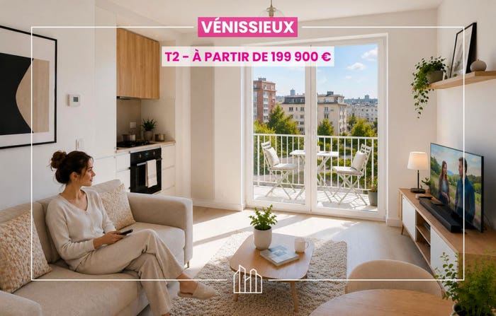 Maison 2 pièces à Vénissieux, Georges Levy, Ernest Renan, Moulin à vent, à vendre