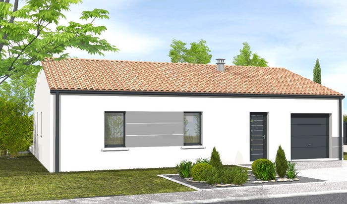 Les Sables-d'Olonne, Les Roses, Route du Château d'Olonne - Maison 4 pièces à vendre