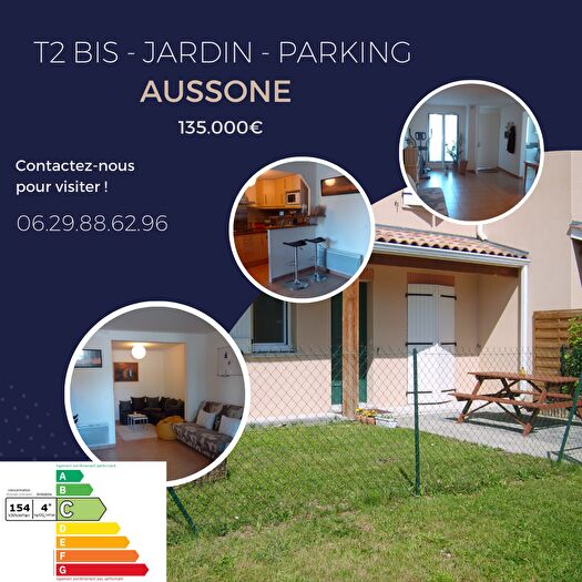 Appartement à vendre - Aussonne - 2 pièces - 1 chambre