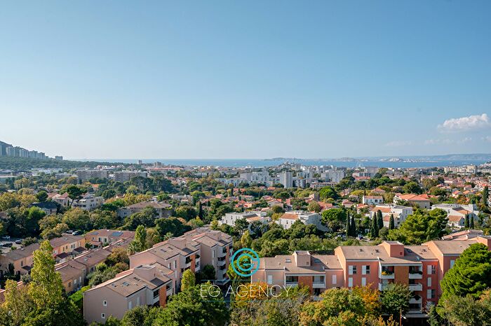 Appartement à vendre - Marseille e , Mazargues - 4 pièces - 3 chambres