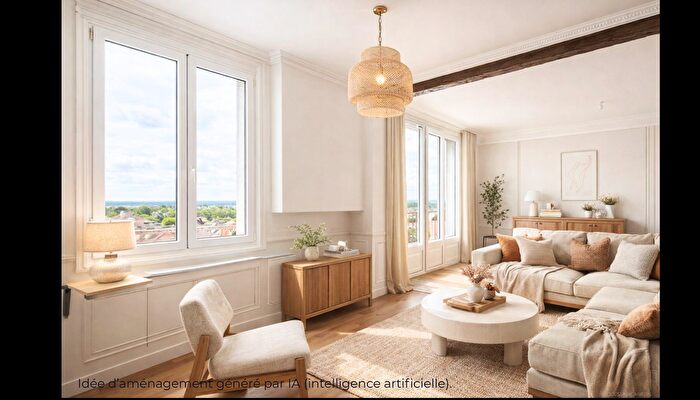 Appartement à vendre - Sainte-Savine - 3 pièces - 2 chambres
