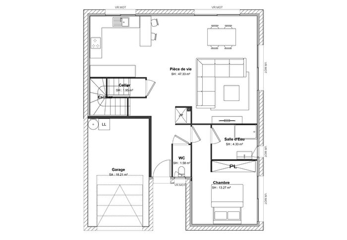 Maison 4 pièces à vendre à Latour-Bas-Elne