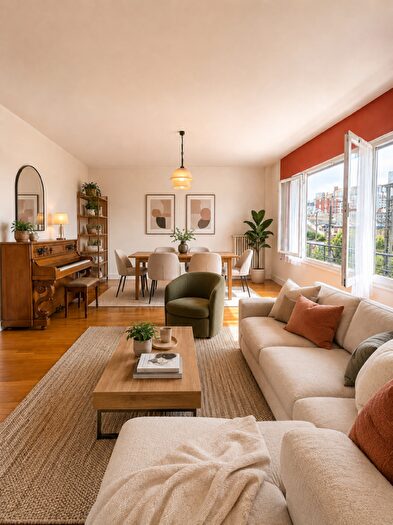 Asnières-sur-Seine, Bécon, Bourguignons - Appartement 4 pièces à vendre