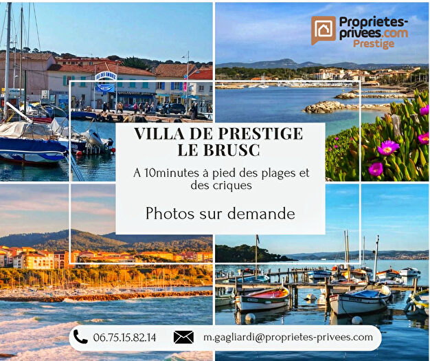 Maison 6 pièces à Six-Fours-les-Plages, Font de Fillol, Rayolet, Le Brusc, à vendre