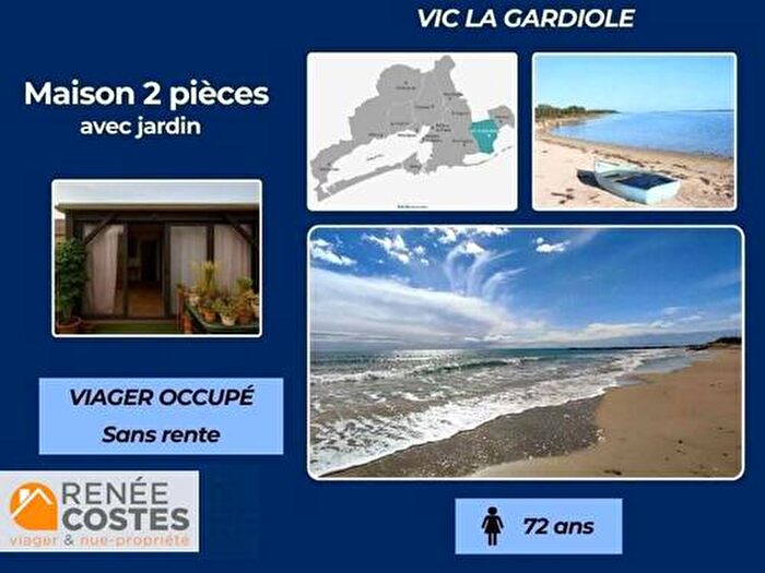 Appartement à vendre - Vic-la-Gardiole - 2 pièces - 1 chambre