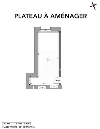 Appartement 1 pièce à vendre - Lyon 2ème, Perrache, Confluence