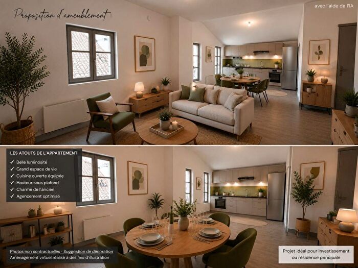 Avignon, Magnanen, Teinturiers : Appartement 3 pièces à vendre