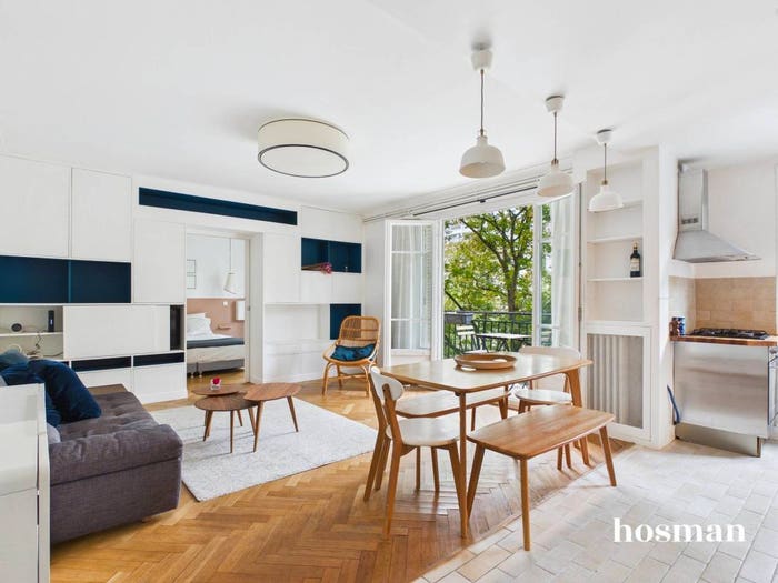 Appartement 3 pièces à vendre - Paris 16ème, Auteuil-Nord, Jasmin, Mirabeau