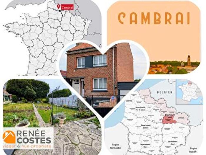 Maison à vendre - Cambrai, Esnes, Guise - 4 pièces - 3 chambres