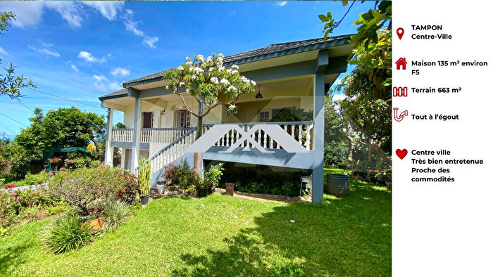 Maison à vendre - Le Tampon, Centre-ville - 5 pièces - 4 chambres