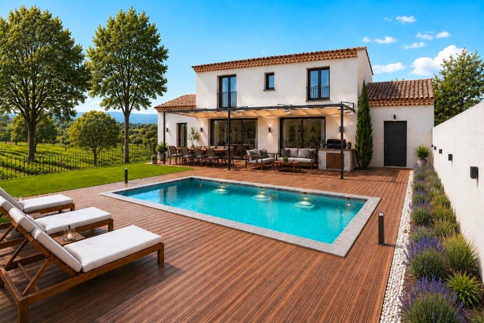 Maison 5 pièces à vendre à Aix-en-Provence, Puyricard, Célony