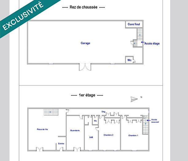 Maison à vendre - Saumur, Centre-ville - 6 pièces - 3 chambres
