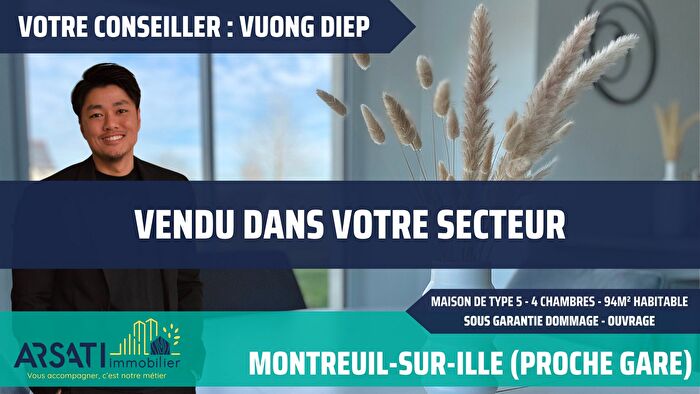 Maison à vendre - Montreuil-sur-Ille - 5 pièces - 4 chambres