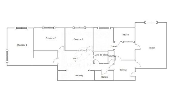 Appartement à vendre - Vaulx-en-Velin, Mas Sud - 4 pièces - 3 chambres