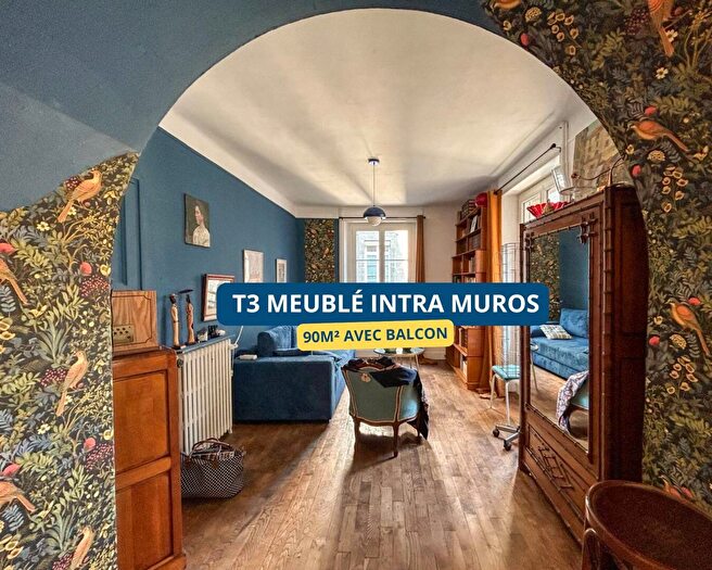 Appartement à louer - Paramé Centre, Saint-Malo - 3 pièces - 2 chambres