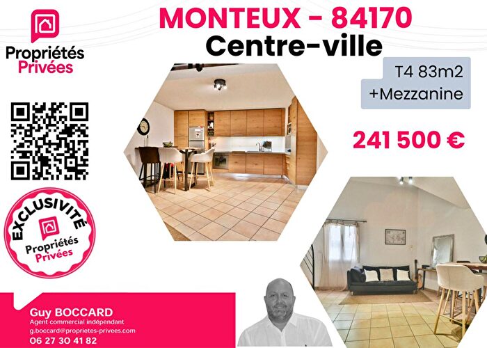 Appartement à vendre - Monteux - 4 pièces - 3 chambres