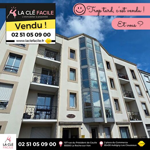 Appartement à vendre - La Roche-sur-Yon, Pentagone, Pont-Morineau - 3 pièces - 2 chambres