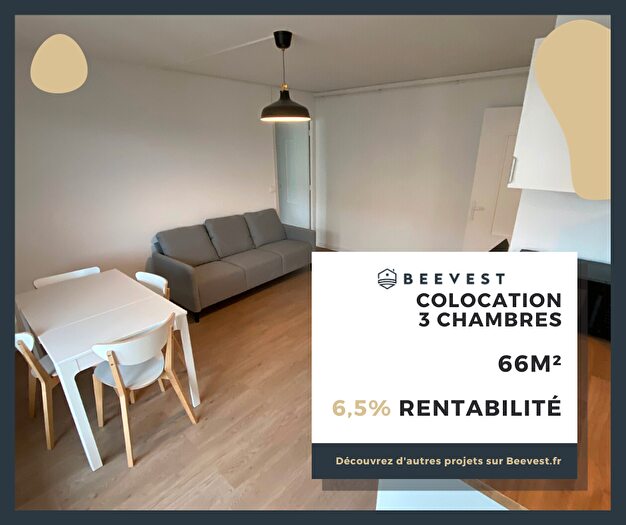 Appartement à vendre - Grenoble, Eaux-Claires, Mistral - 4 pièces - 3 chambres