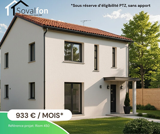 Riom, Les Charmettes, Le Champ d'Ojardias, Layat - Maison 4 pièces à vendre