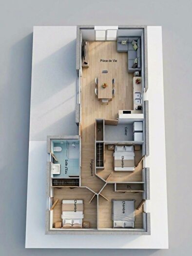 Saint-Jean-de-Marsacq - Maison 4 pièces à vendre