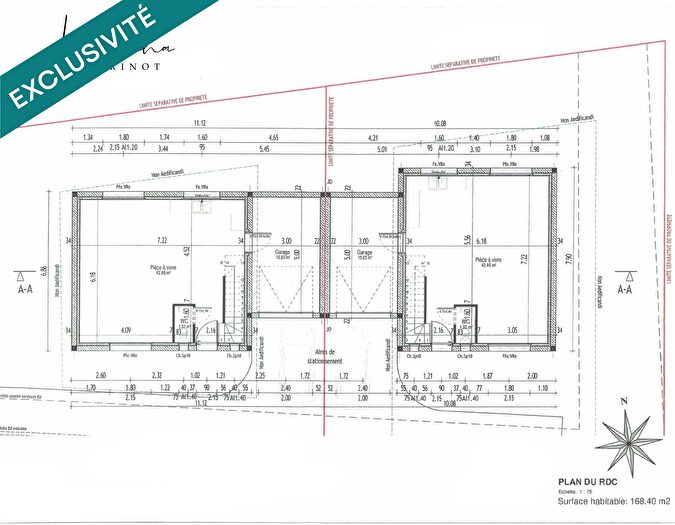 Maison à vendre - Fronton - 8 pièces - 6 chambres