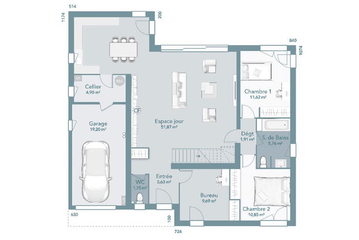 Maisons à vendre et appartements à louer - 2