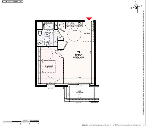 Appartement à vendre - Saint-Pol-de-Léon - 2 pièces - 1 chambre