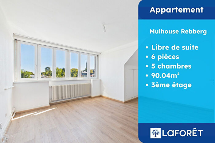 Appartement 6 pièces à Mulhouse, Rebberg, à louer