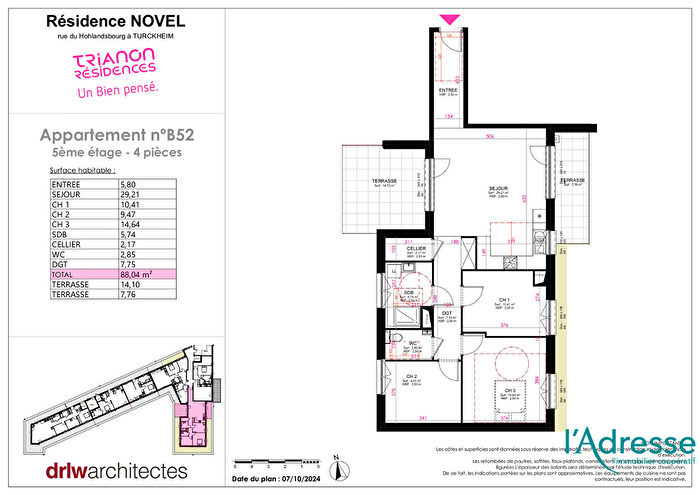 Appartement 4 pièces à Turckheim, à vendre