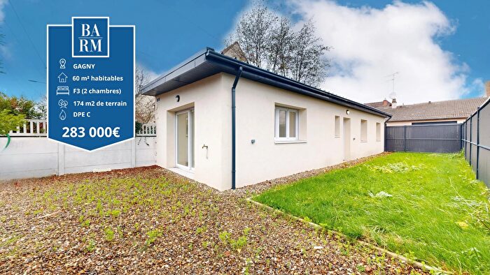 Maison à vendre - Gagny, Maison Blanche - 3 pièces - 2 chambres