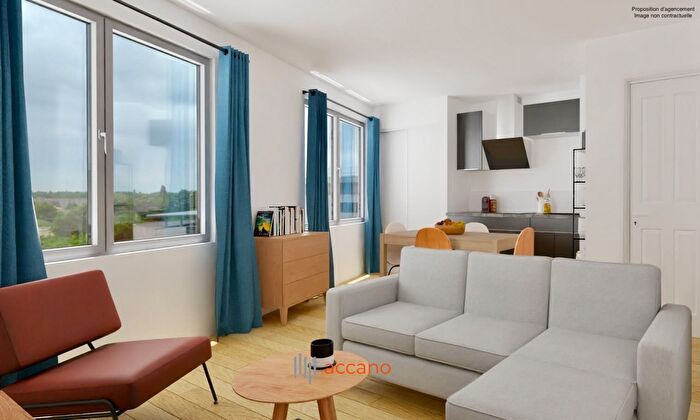 Appartement à vendre - Villeurbanne, Buers - 2 pièces - 1 chambre