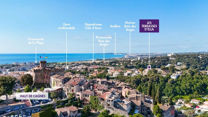 Cagnes-sur-Mer, Saint-Véran, Le Loup - Maison 2 pièces à vendre
