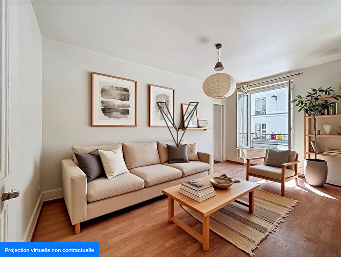 Appartement à vendre - Paris e , Léon-Blum, Folie-Regnault - 2 pièces - 1 chambre
