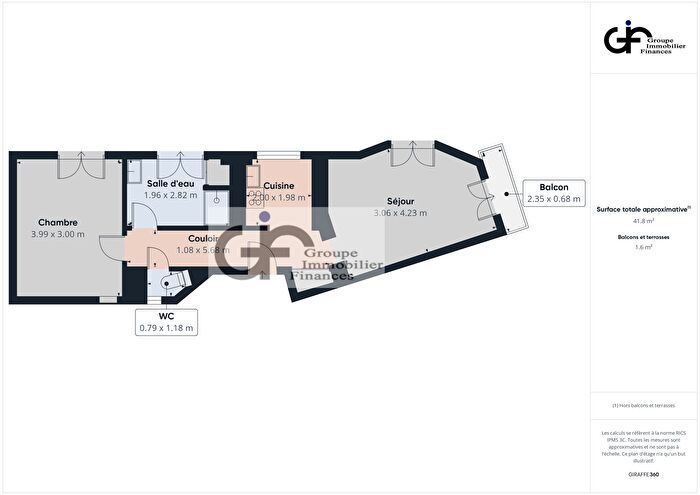 Appartement à vendre - Paris e , Porte de Saint-Cloud, Auteuil-Sud - 2 pièces - 1 chambre