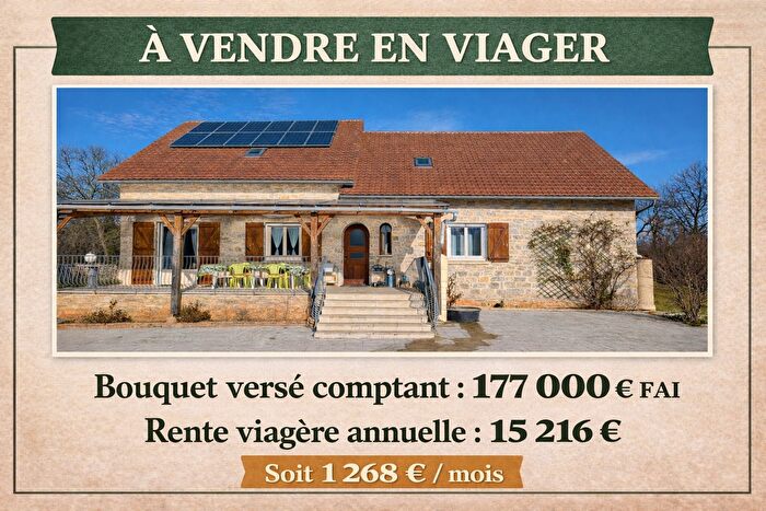 Maison à vendre - Limogne-en-Quercy - 8 pièces - 5 chambres