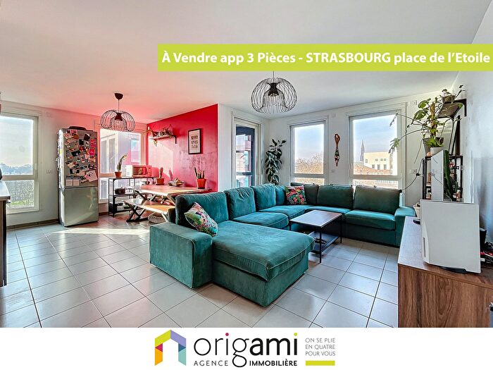 Appartement à vendre - Strasbourg, Neudorf, Etoile, Gare, Schluthfeld - 3 pièces - 2 chambres