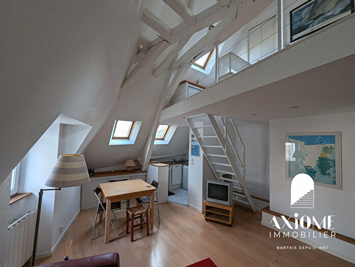 Appartement à vendre - Nantes, Centre-ville - 2 pièces - 1 chambre