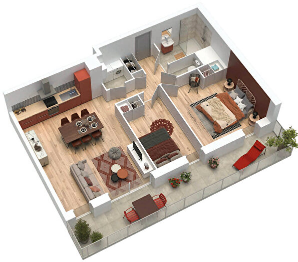 Maison 3 pièces à vendre à Le Relecq-Kerhuon