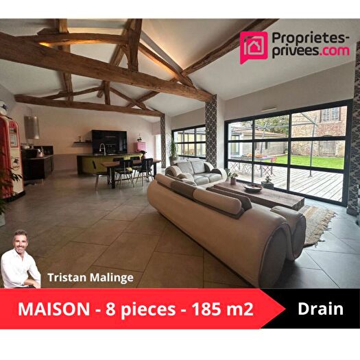 Maison à vendre - Drain - 8 pièces - 4 chambres
