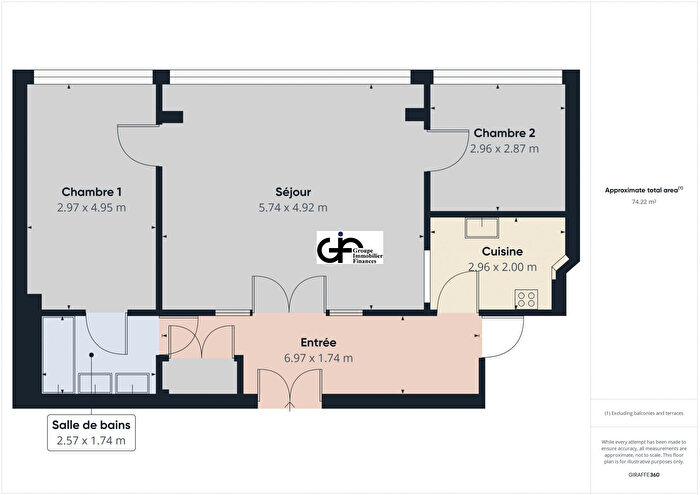 Appartement 3 pièces à vendre à Paris 16ème