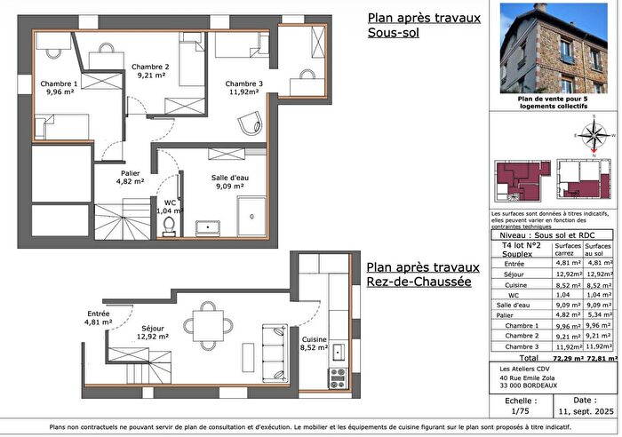 Ville-d'Avray - Appartement 4 pièces à vendre