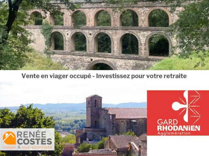 Maison 4 pièces à Laudun-l'Ardoise, à vendre