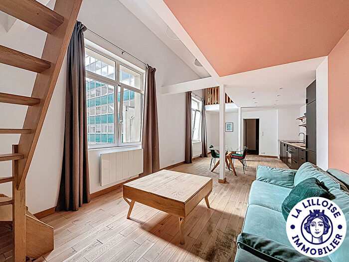 Appartement à vendre - Lille, Centre-ville, Euralille - 2 pièces - 1 chambre