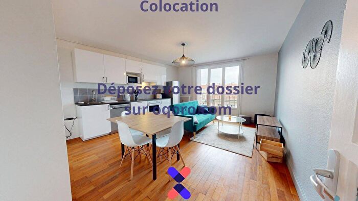 Appartement à louer - Gratte Ciel, Villeurbanne - 5 pièces - 4 chambres