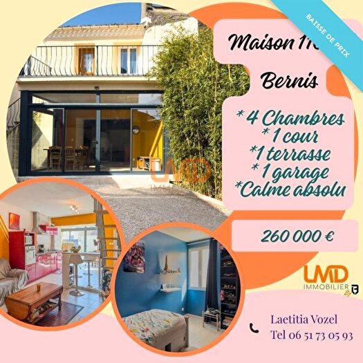 Bernis - Maison 5 pièces à vendre