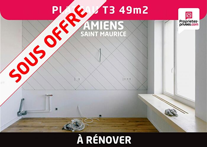 Appartement à vendre - Amiens, Saint-Maurice - 3 pièces - 1 chambre