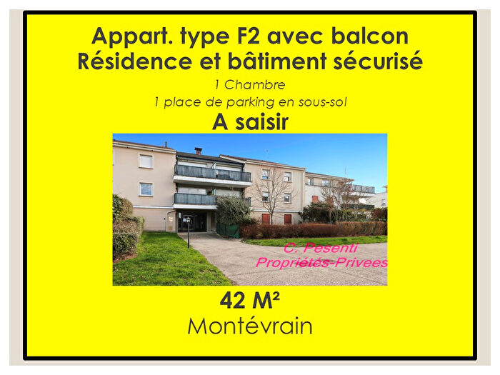 Appartement 2 pièces à Montévrain, à vendre